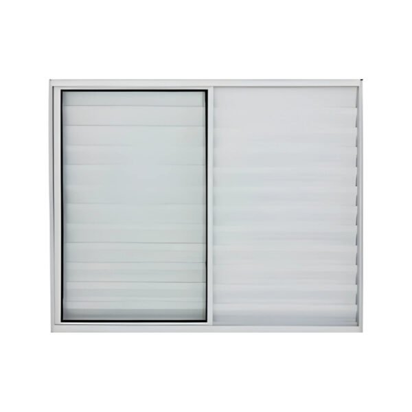 Janela Veneziana 3 folhas de Alumínio Branco - Quad | Portões, Portas e ...